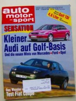 ams 23/1993 Fiat Coupè, 316i Coupè E36,Subaru Libero, Auto Höpel