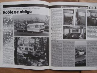 caravan camping journal 6/1981 Wilk Stern de Luxe 4.7,Dethleffs Jubilar ...